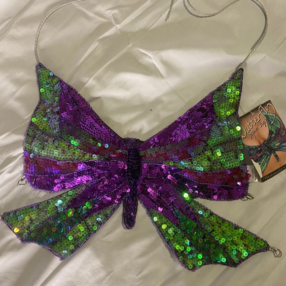 Tops | Butterfly Crop Top | Poshmark